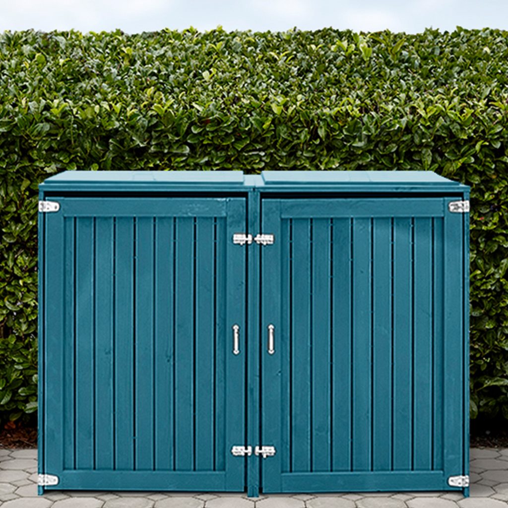Double Wheelie Bin Storage - Handcrafted In The Cotswolds