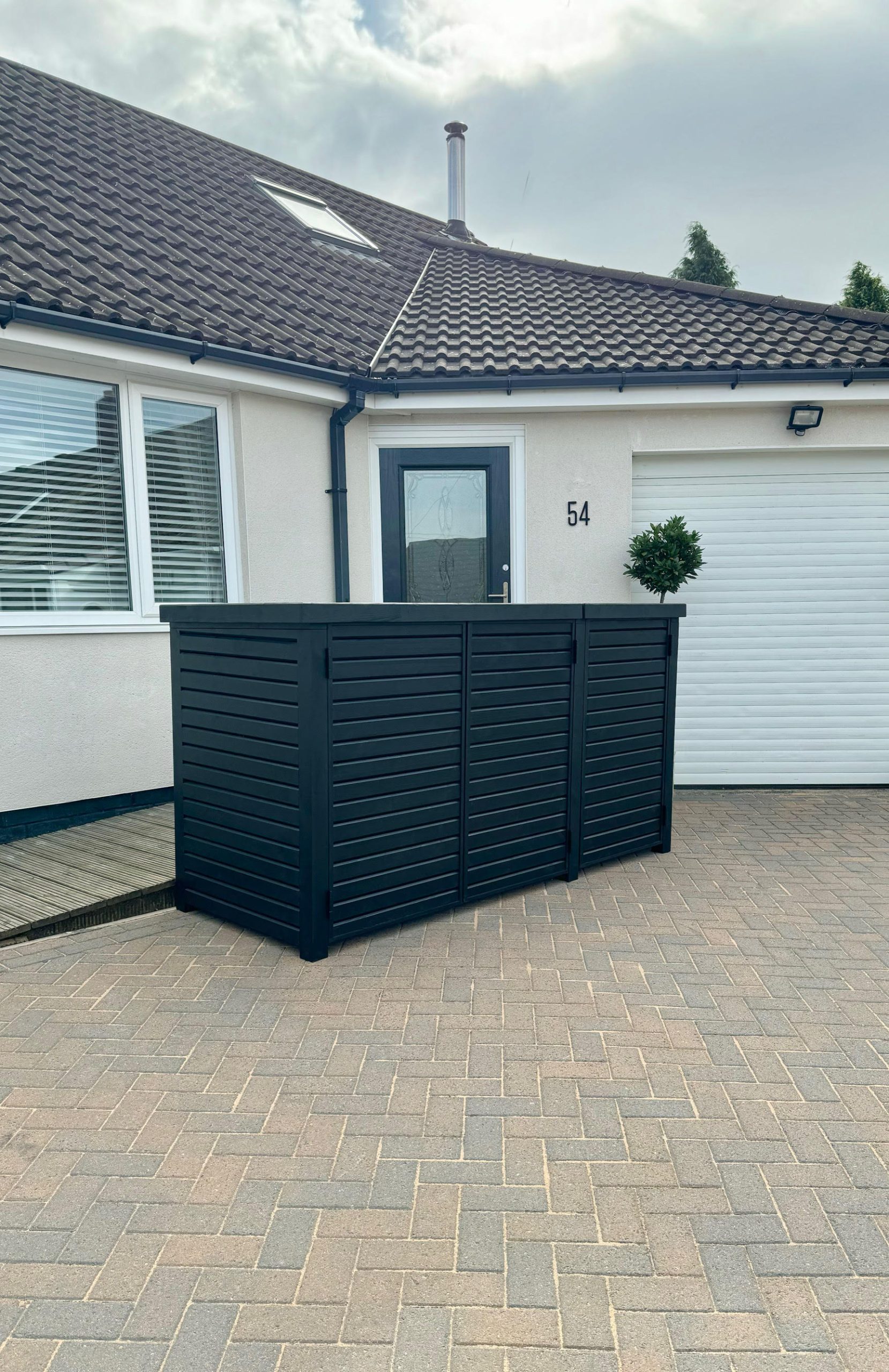 Cotswold Triple Wheelie Bin Store - Installation Included