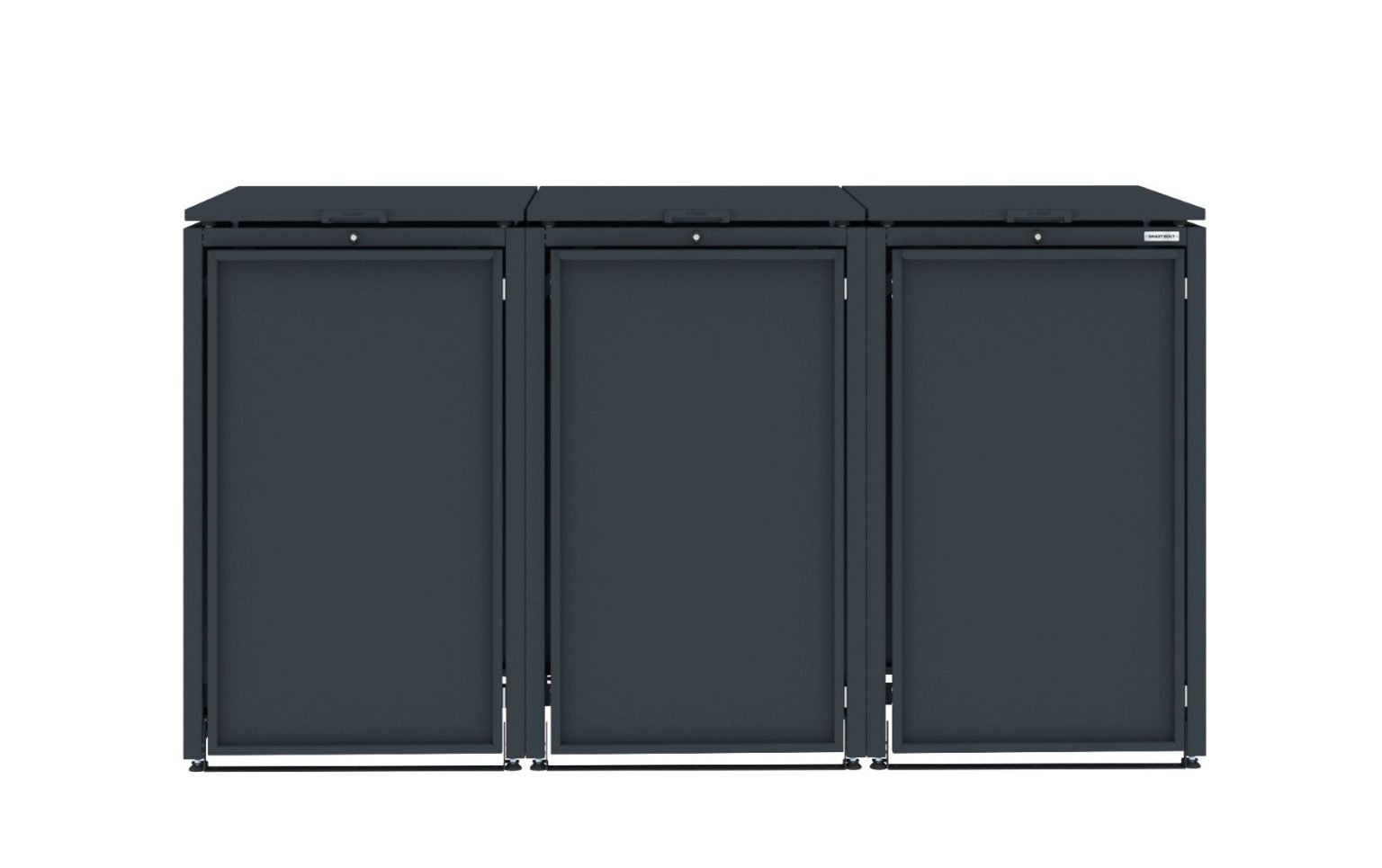 Triple Wheelie Bin Storage - Handcrafted In The Cotswolds