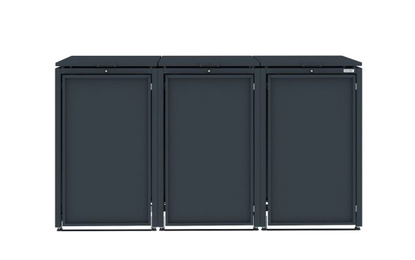 Triple Wheelie Bin Storage - Handcrafted In The Cotswolds