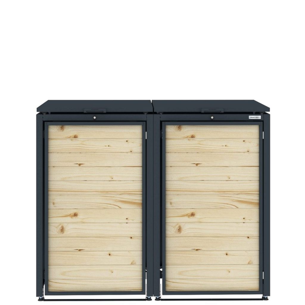 Double Wheelie Bin Storage - Handcrafted In The Cotswolds
