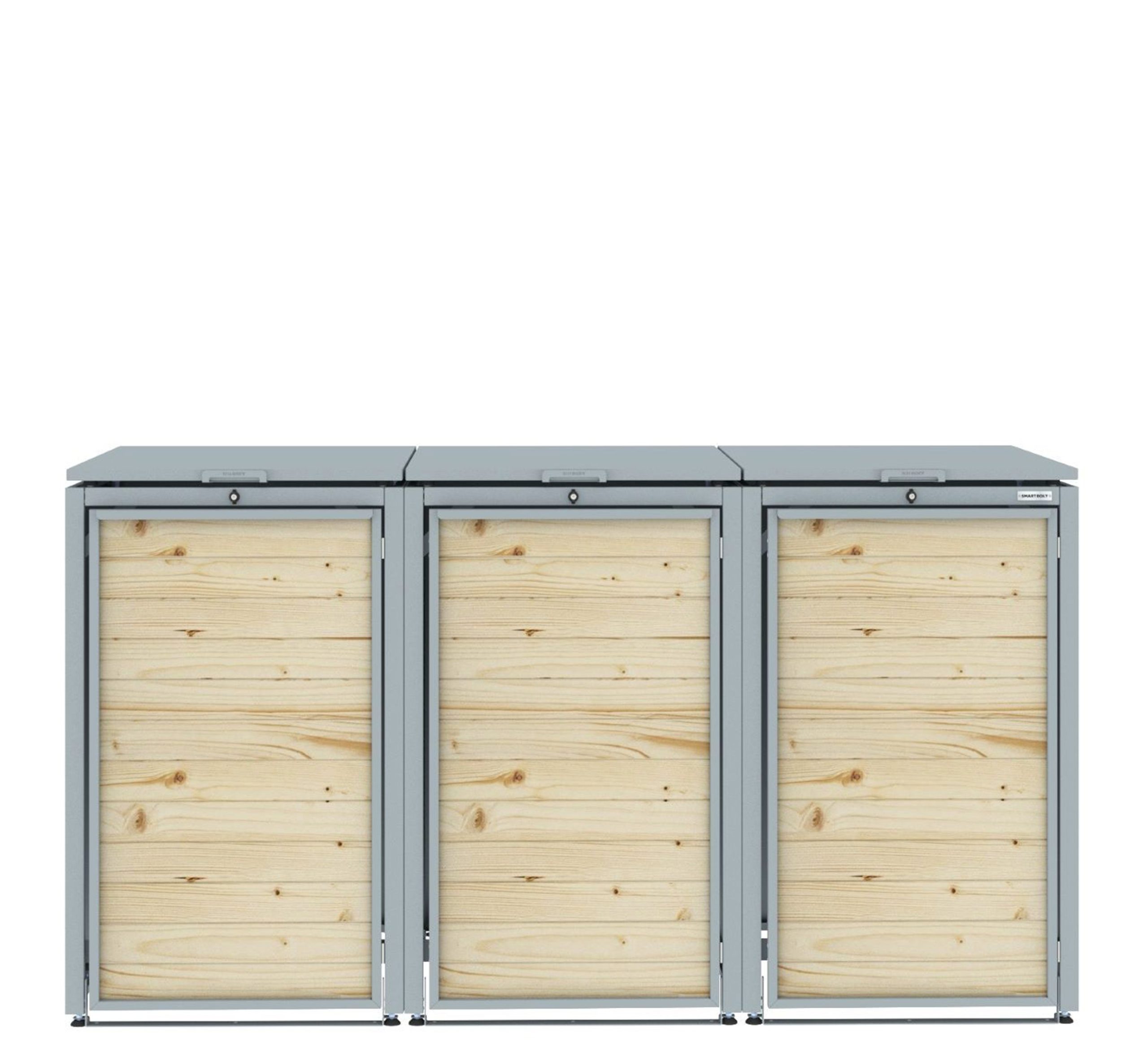 Sherwood Triple Wheelie Bin Storage | Quick Delivery